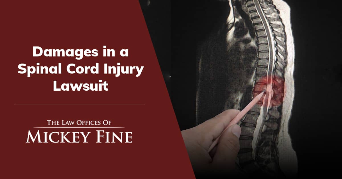 What Compensation Can I Recover for a Spinal Cord Injury?