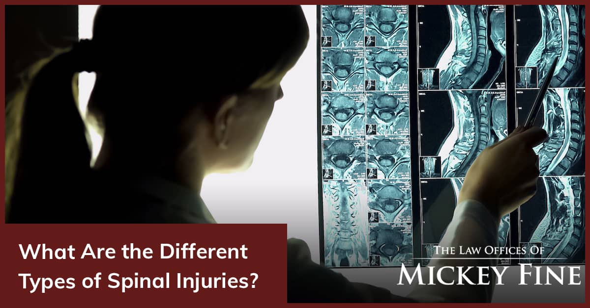 What are the Different Types of Spinal Injuries?